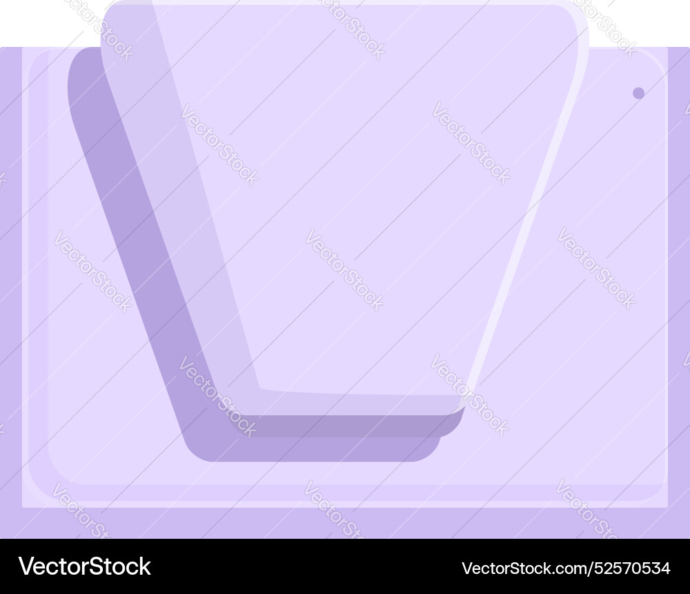 Purple button icon for mobile app or website Vector Image