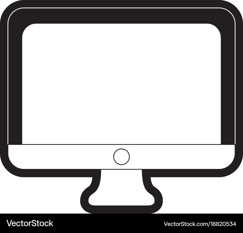 Screen Royalty Free Vector Image - VectorStock