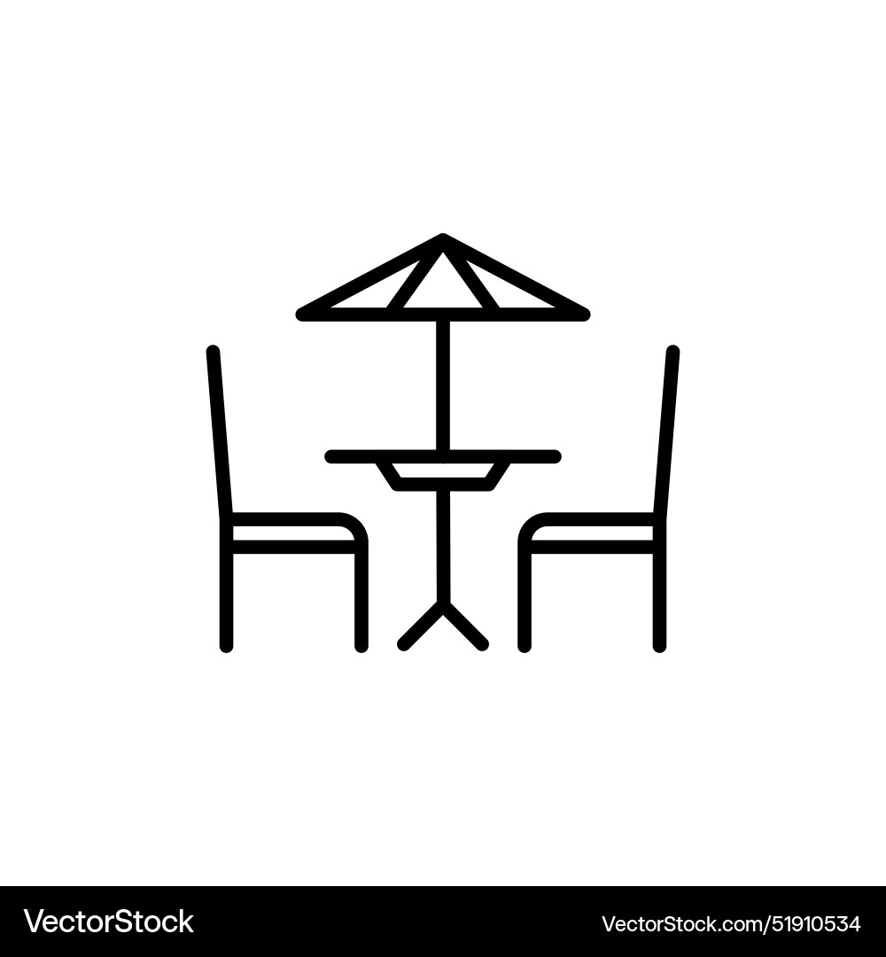 Terrace icon set outdoor space for architecture Vector Image