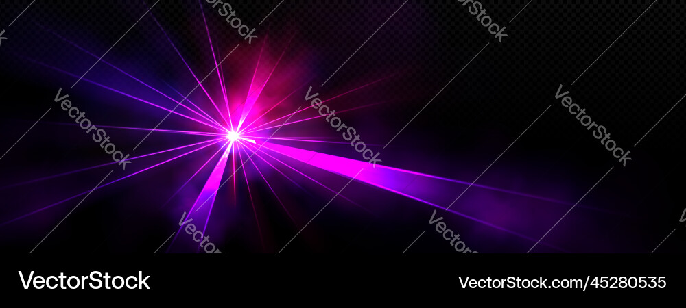 Bright light spot with colorful beams Royalty Free Vector