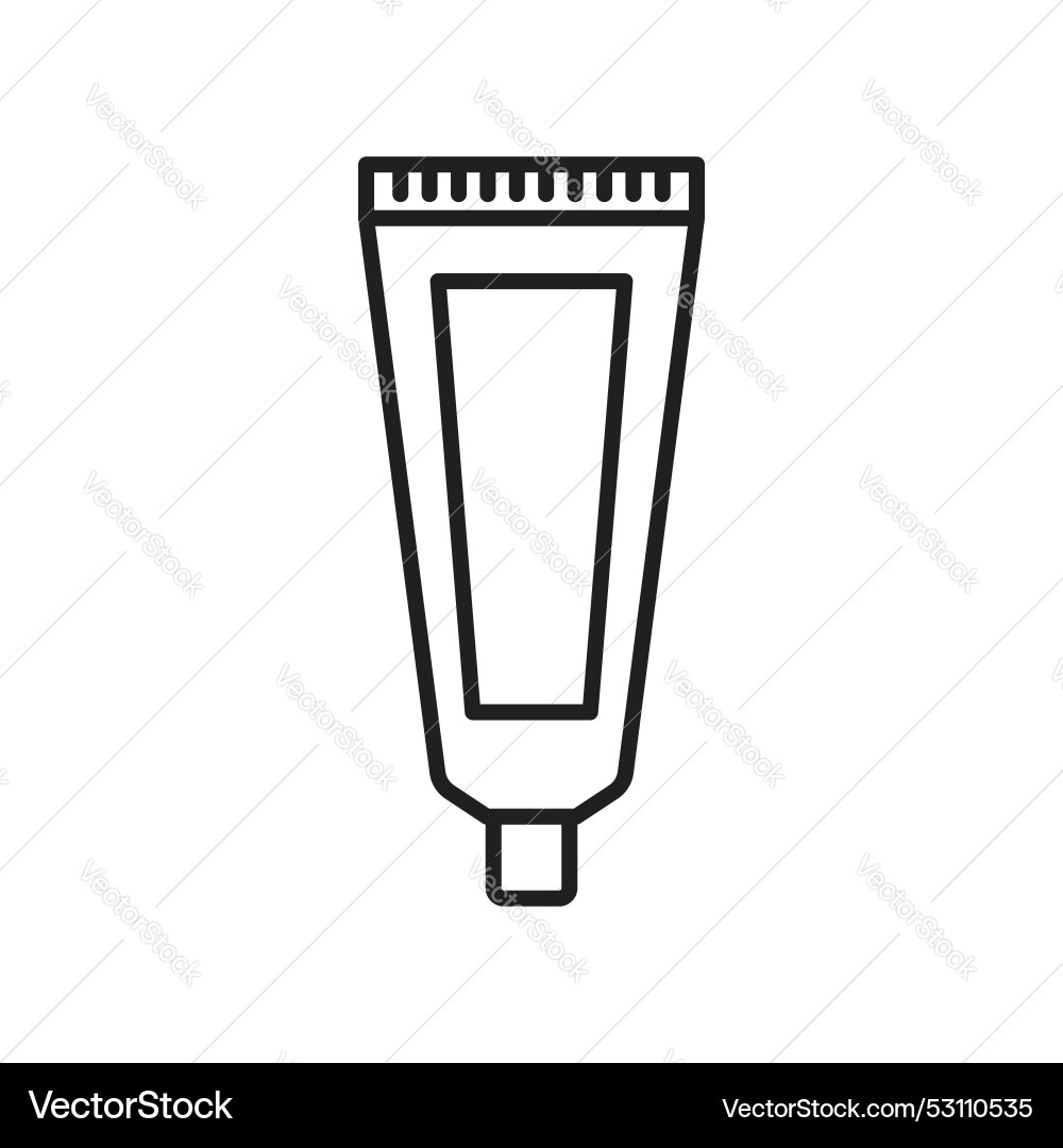 Cosmetic tube icon Royalty Free Vector Image - VectorStock