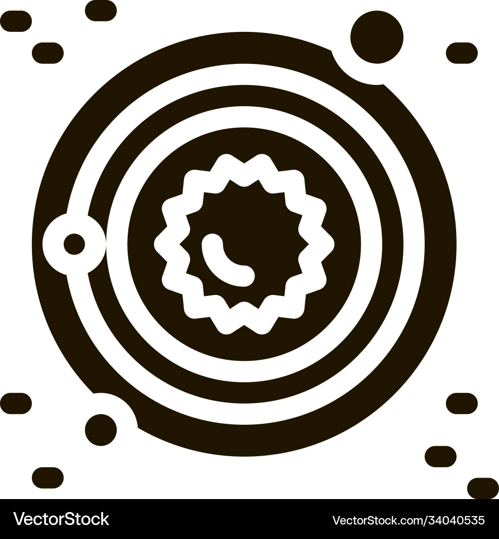 Solar system milky way icon Royalty Free Vector Image