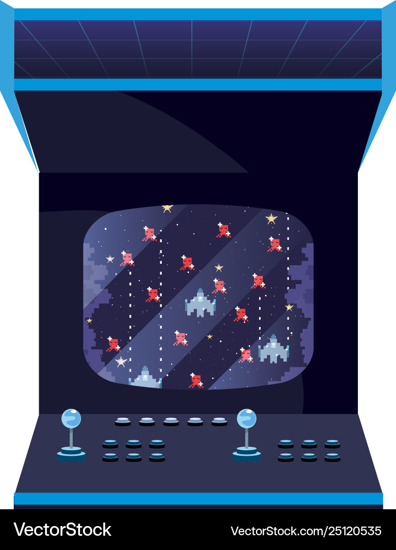 Video game retro Royalty Free Vector Image - VectorStock