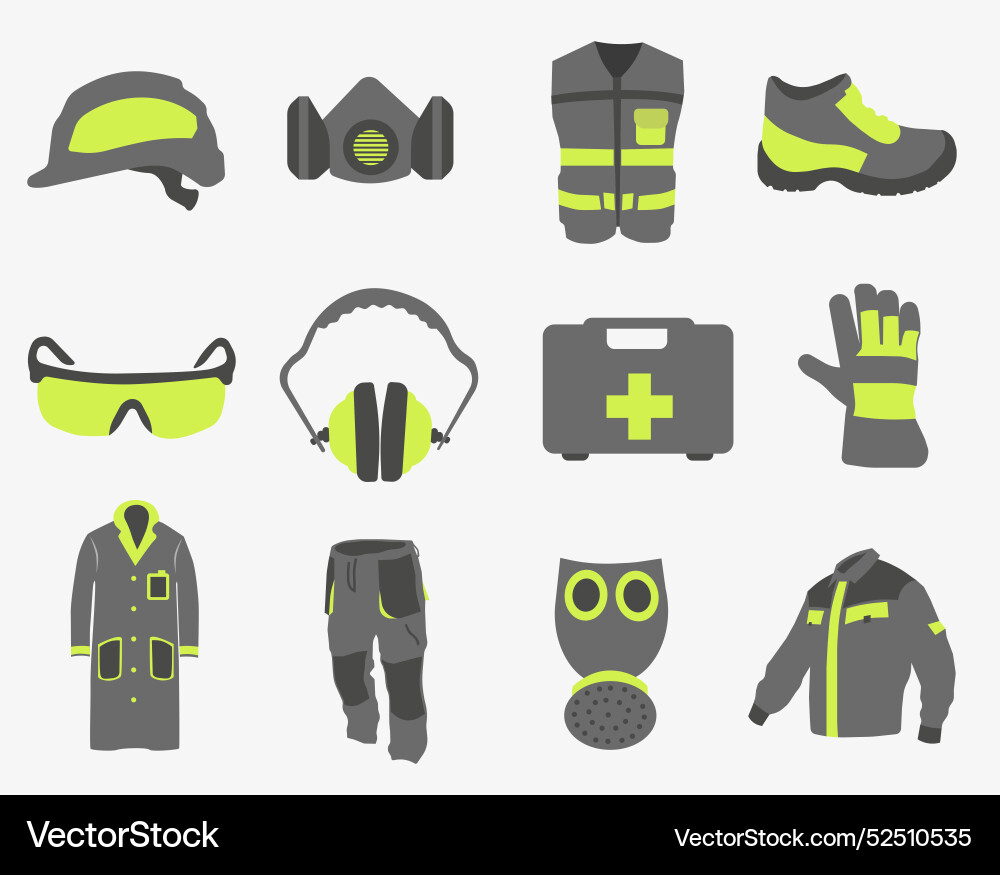 Work uniform professional protective clothing Vector Image