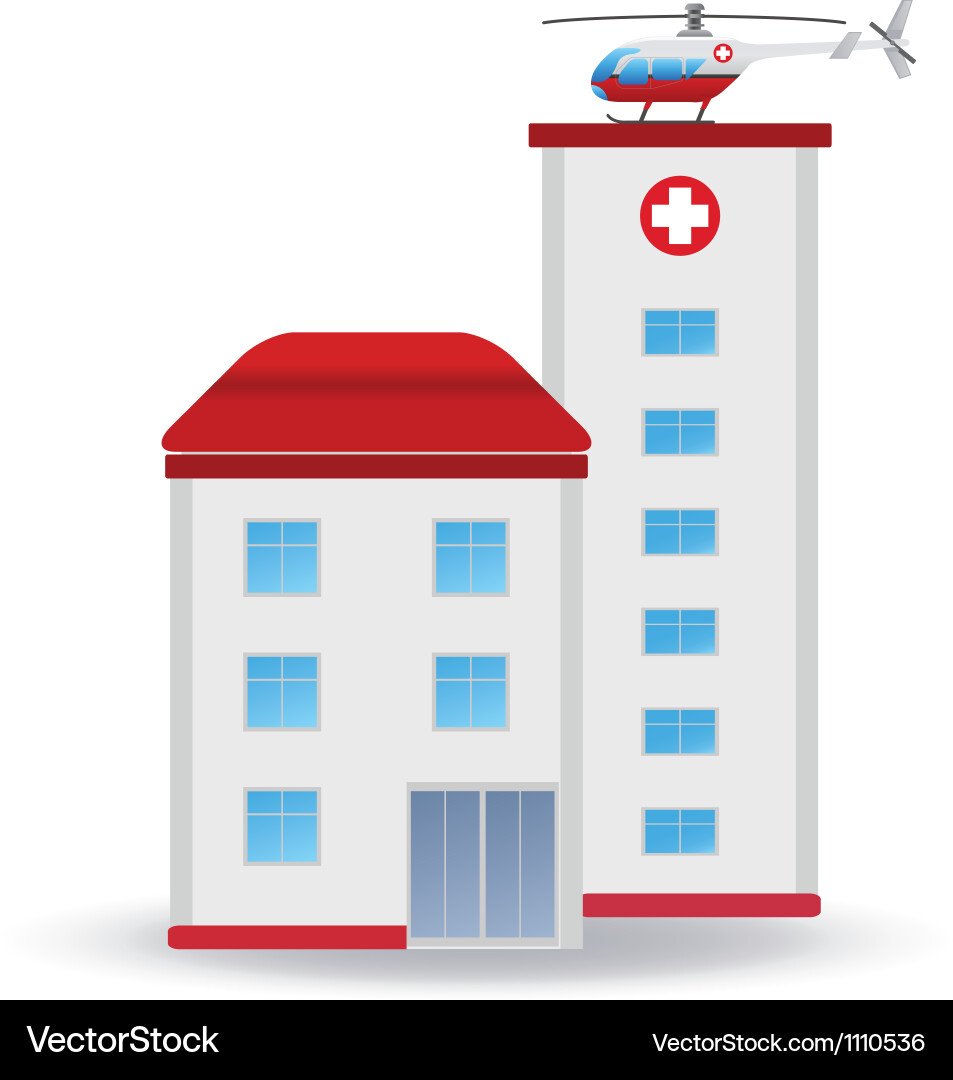 Hospital Royalty Free Vector Image - VectorStock
