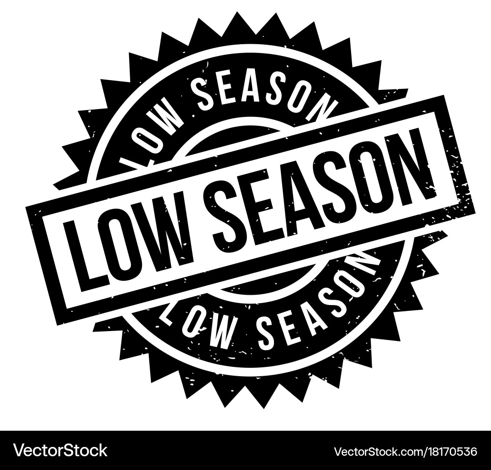 Low season rubber stamp Royalty Free Vector Image