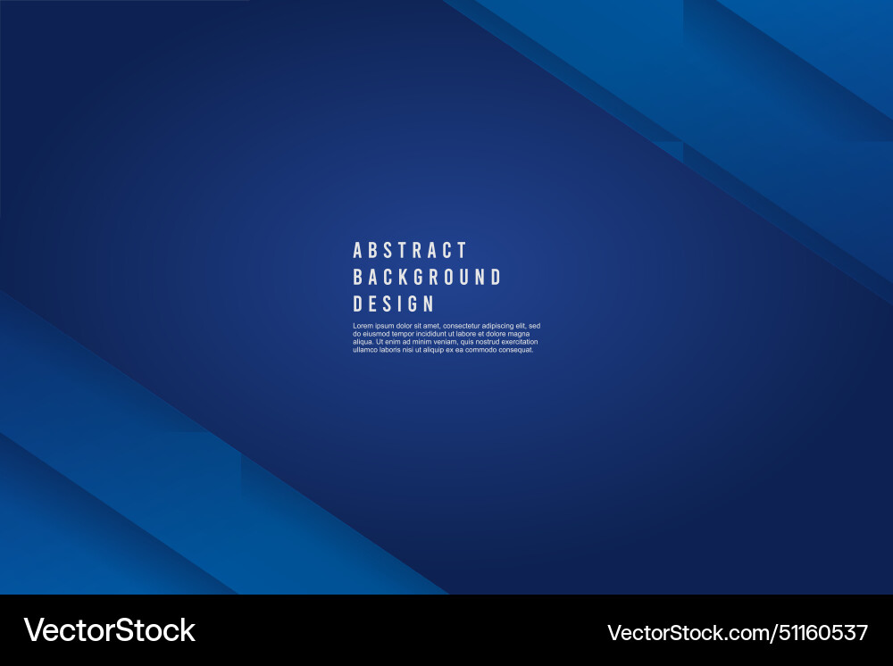 Abstract blue color background dynamic shapes Vector Image
