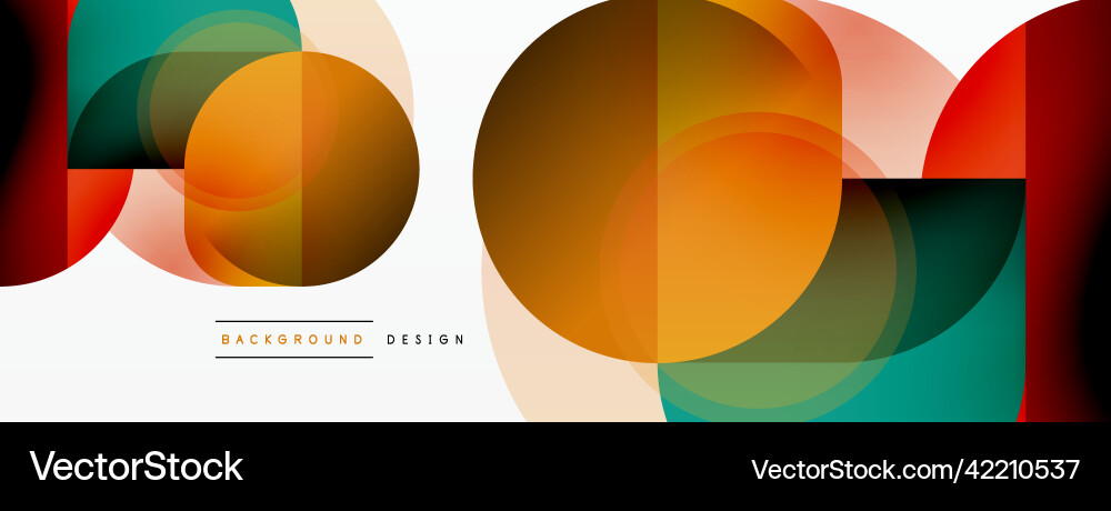 Geometrical minimal wallpaper geometric shapes Vector Image