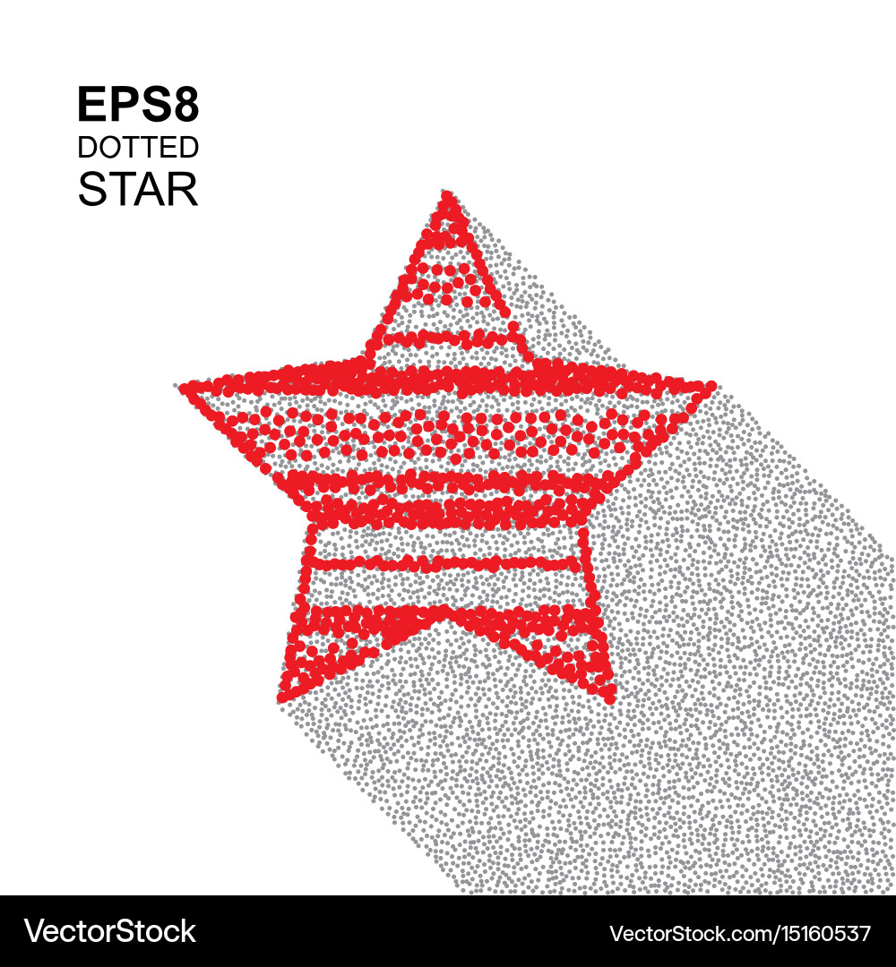 Halftone star Royalty Free Vector Image - VectorStock