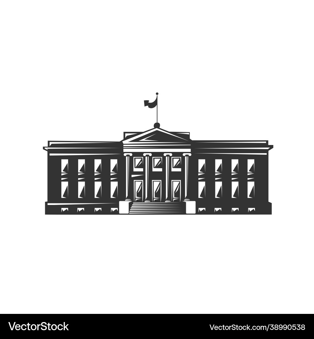 Courthouse university or government office Vector Image