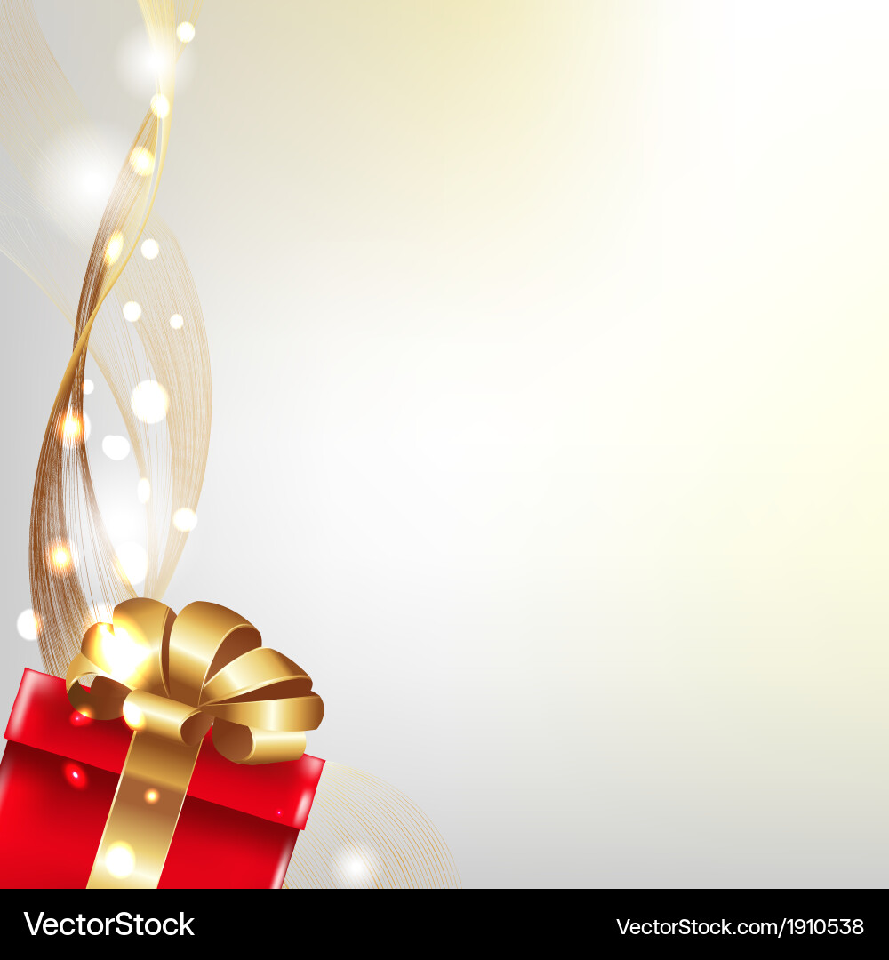 Gift poster Royalty Free Vector Image - VectorStock