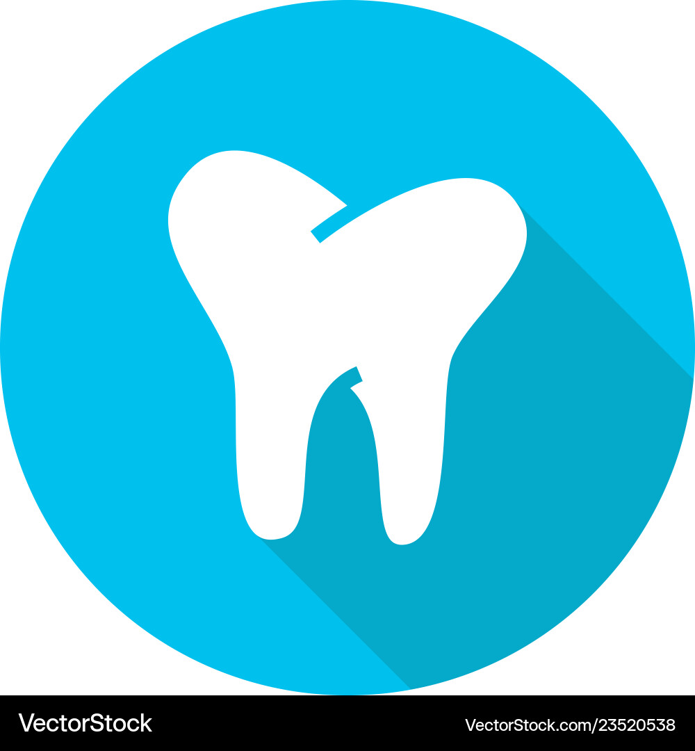 Tooth dental icon graphic design template Vector Image