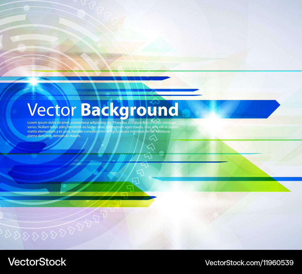 Blue techno background Royalty Free Vector Image