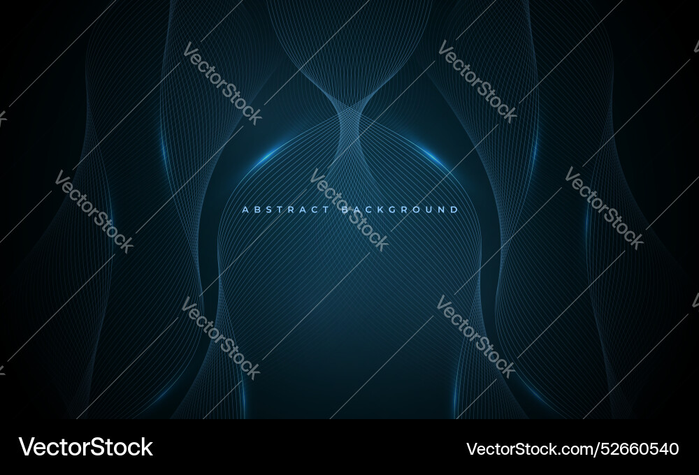 Dark blue futuristic abstract background Vector Image