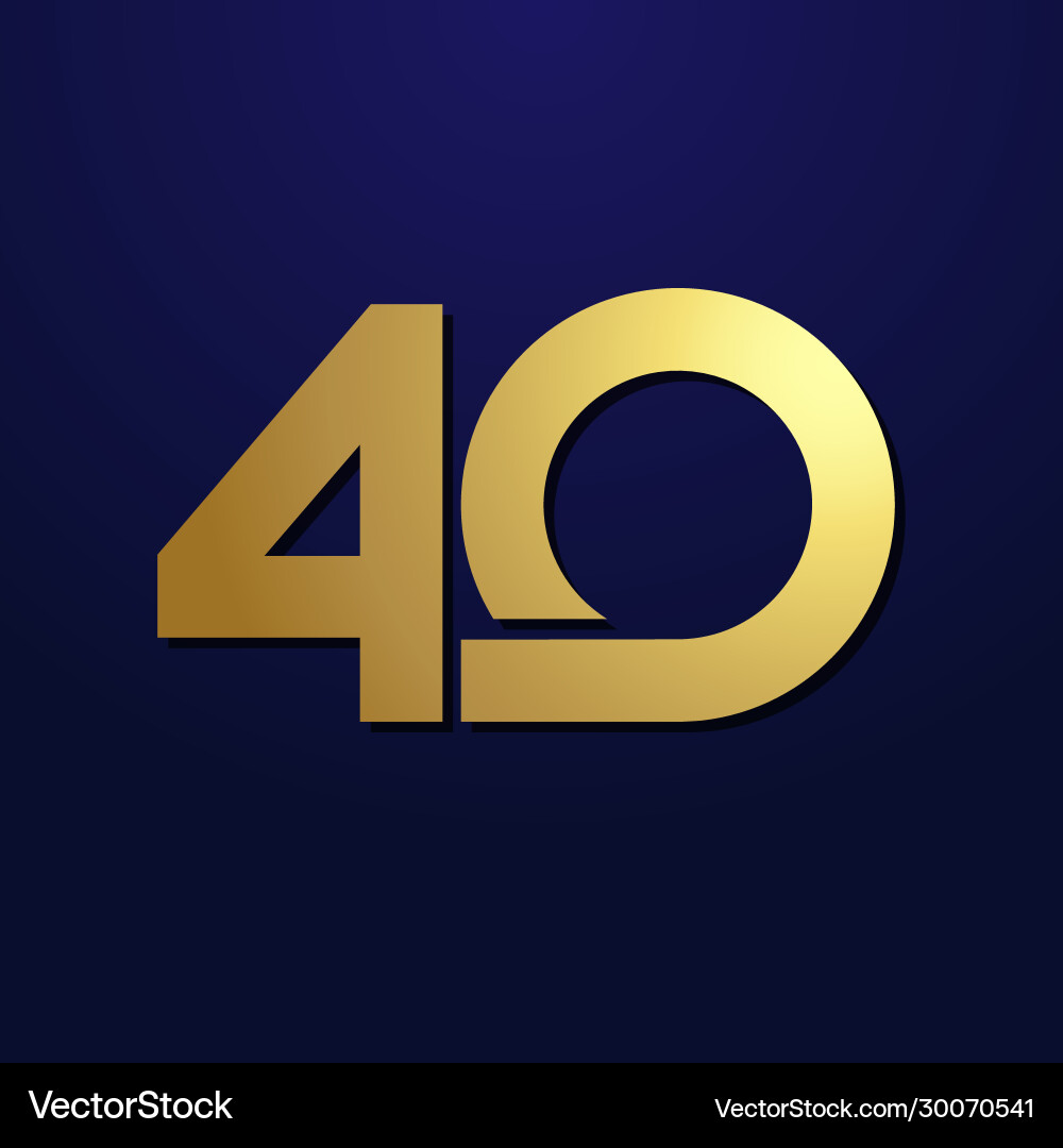 40 simple gold Royalty Free Vector Image - VectorStock