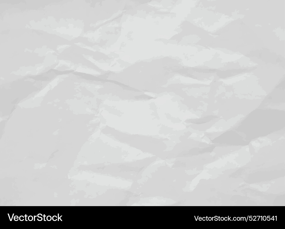 Blank background of wrinkled notebook sheet gray Vector Image