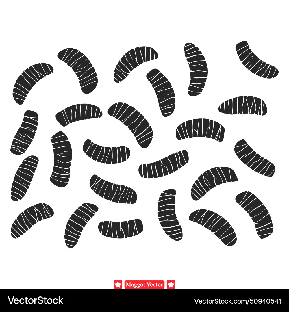 Decaying details maggot graphics for dark artistry