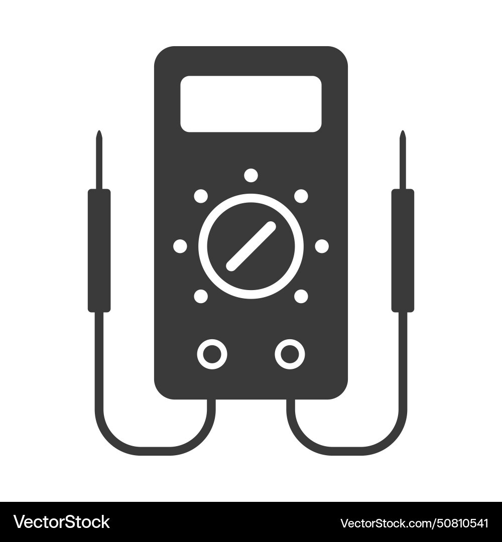 Digital multimeter icon Royalty Free Vector Image