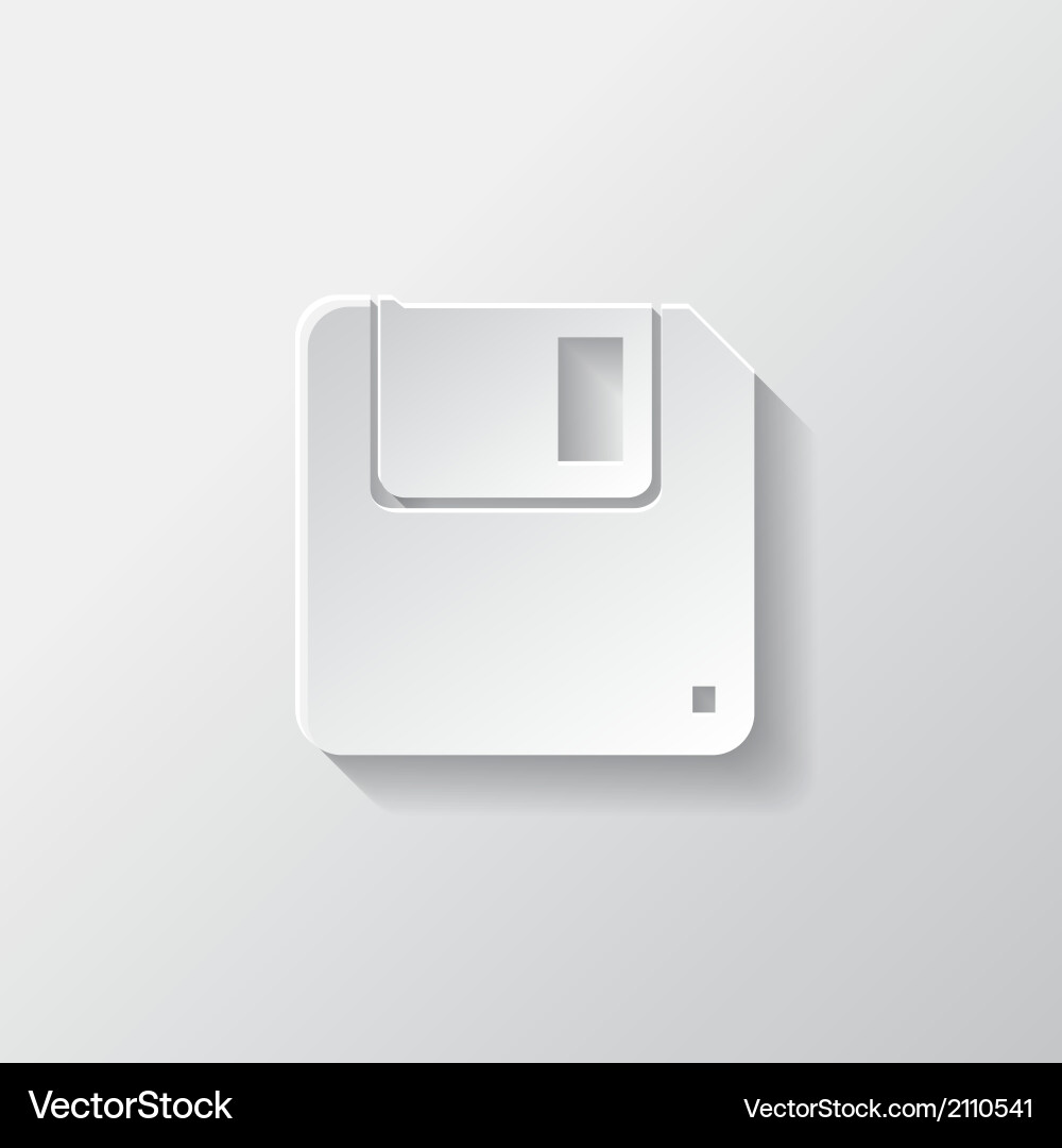 Floppy disk icon Royalty Free Vector Image - VectorStock