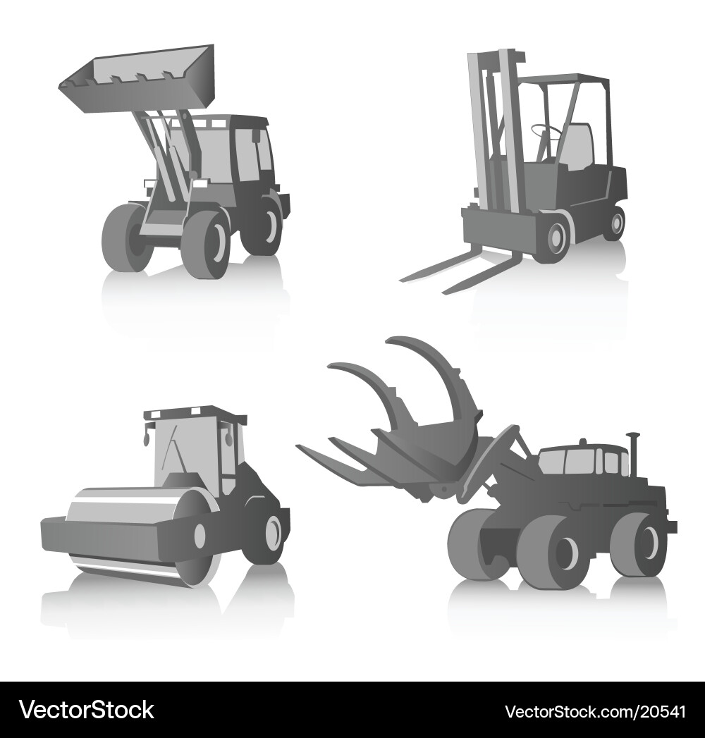 Industrial machines Royalty Free Vector Image - VectorStock