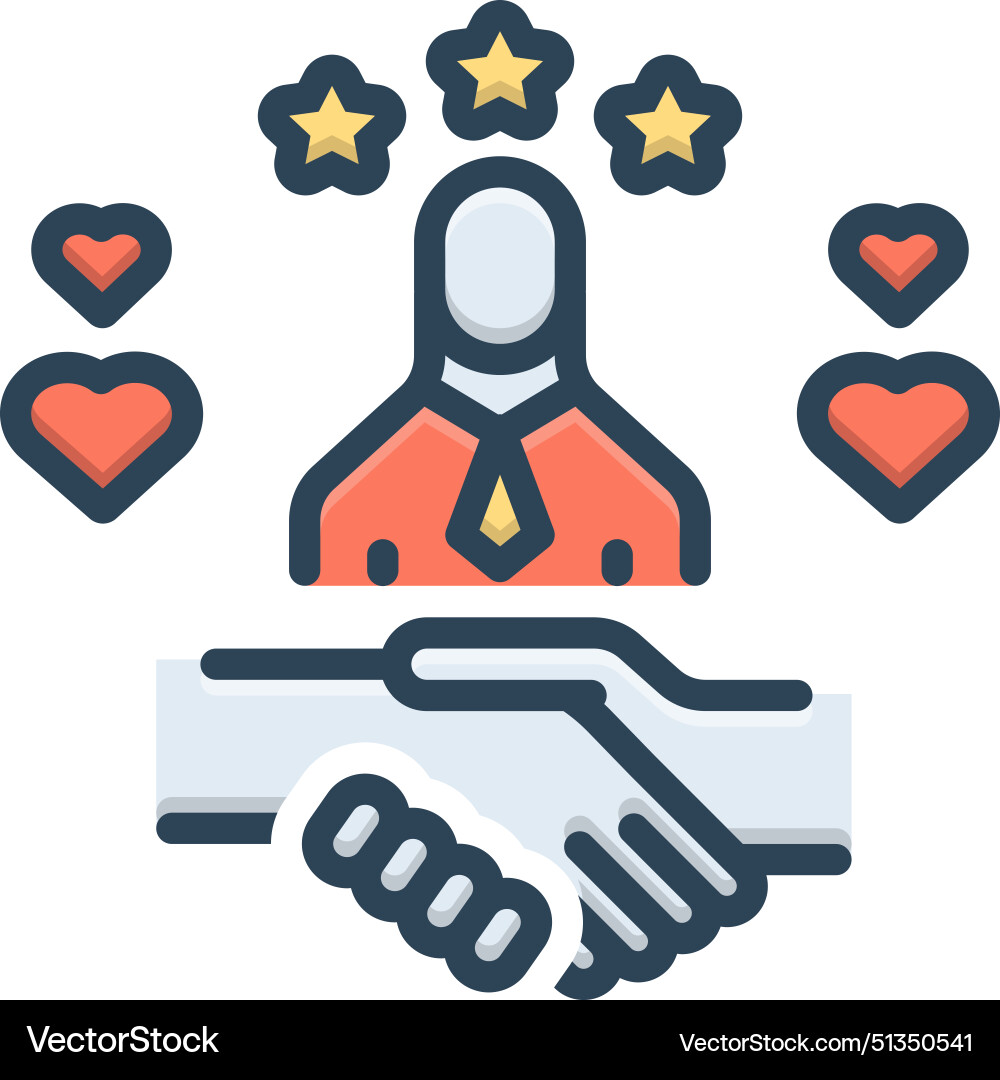 Loyal customer Royalty Free Vector Image - VectorStock