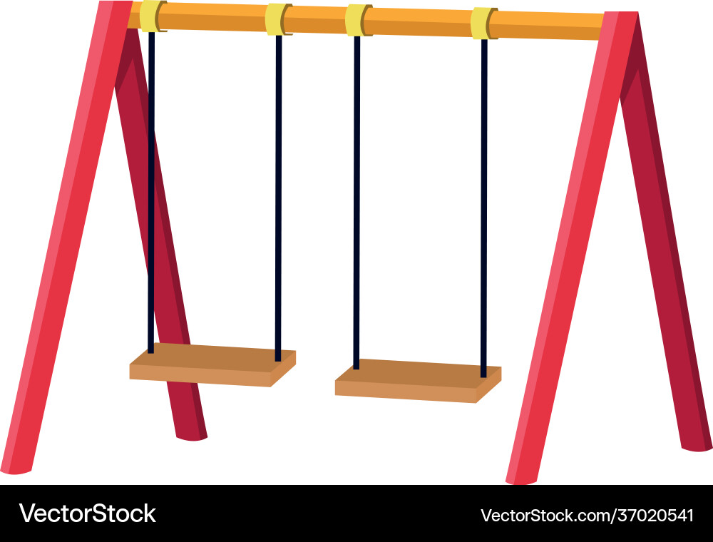 Swing park icon Royalty Free Vector Image - VectorStock