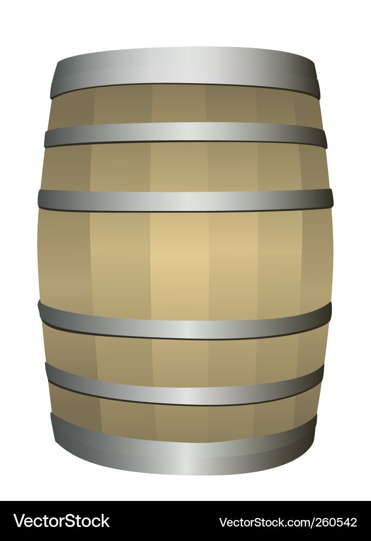 Barrel Royalty Free Vector Image - VectorStock