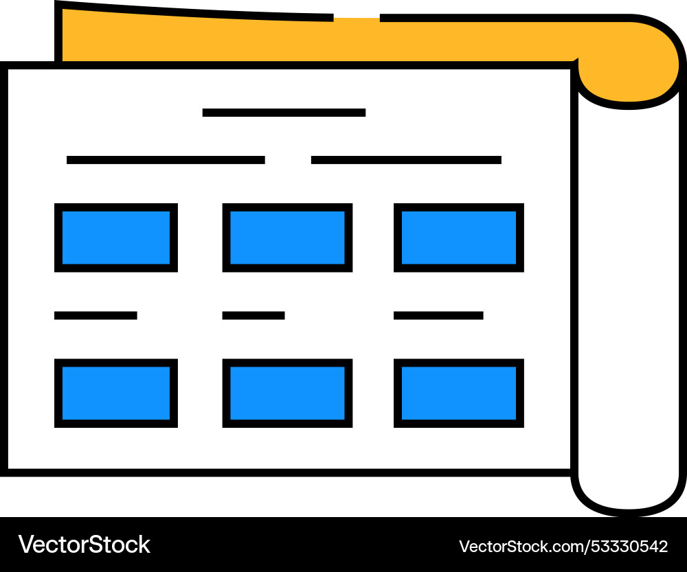 Goods catalog icon color Royalty Free Vector Image