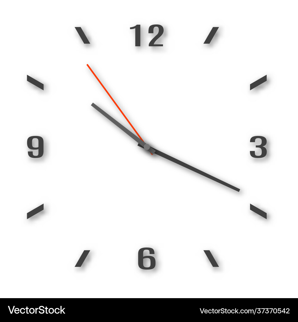 Square dials with arrows and number Royalty Free Vector