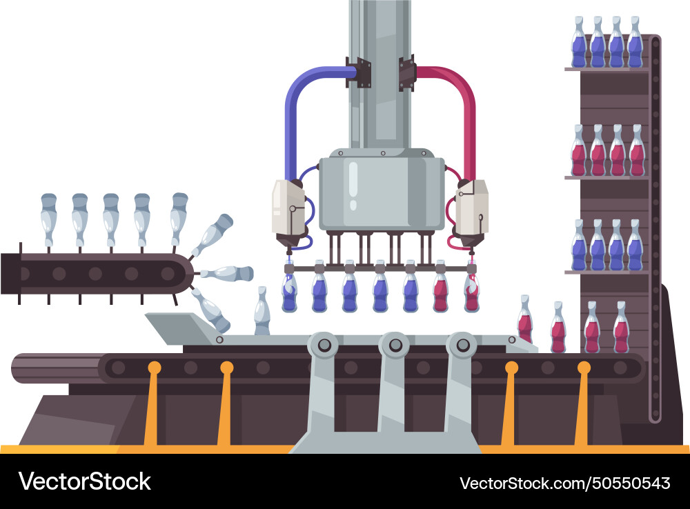 Automated plant Royalty Free Vector Image - VectorStock