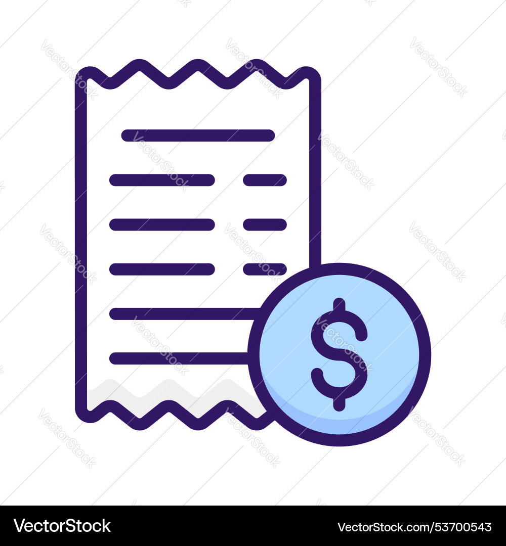 Invoice Royalty Free Vector Image - VectorStock