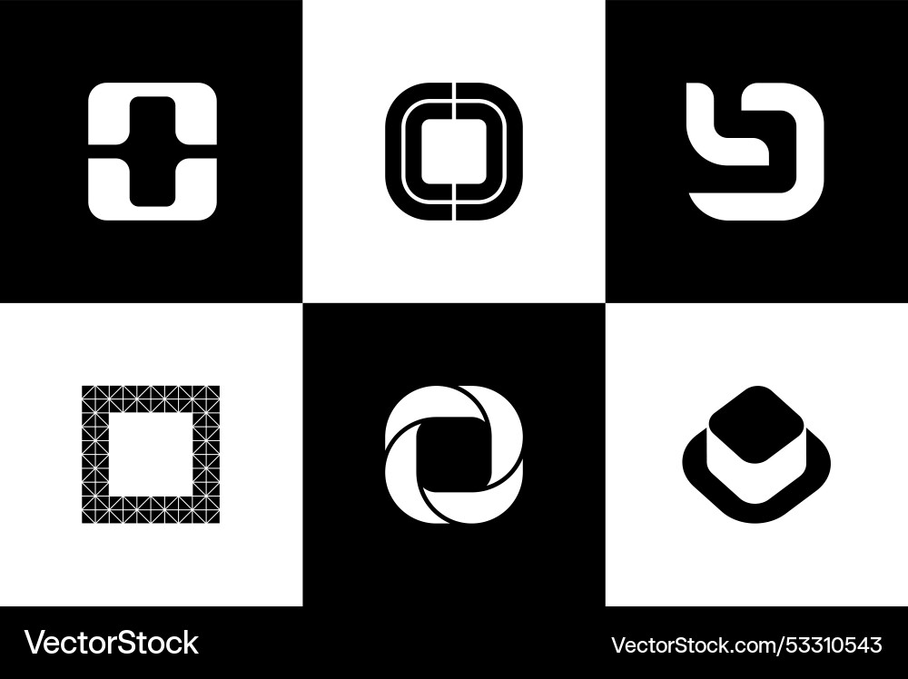 Letter o fonts and logo design Royalty Free Vector Image
