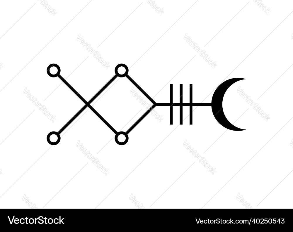 Sirius & Canis Major Star Symbol Royalty Free Vector
