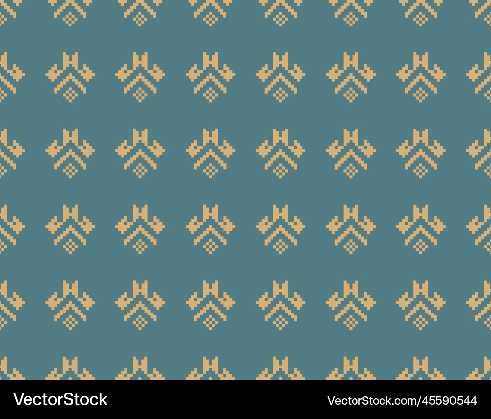 Abstract asian mosaic arabesque seamless pattern Vector Image