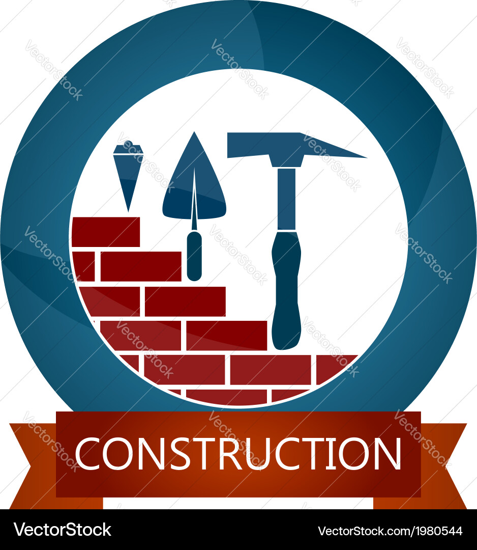 Design for construction Royalty Free Vector Image