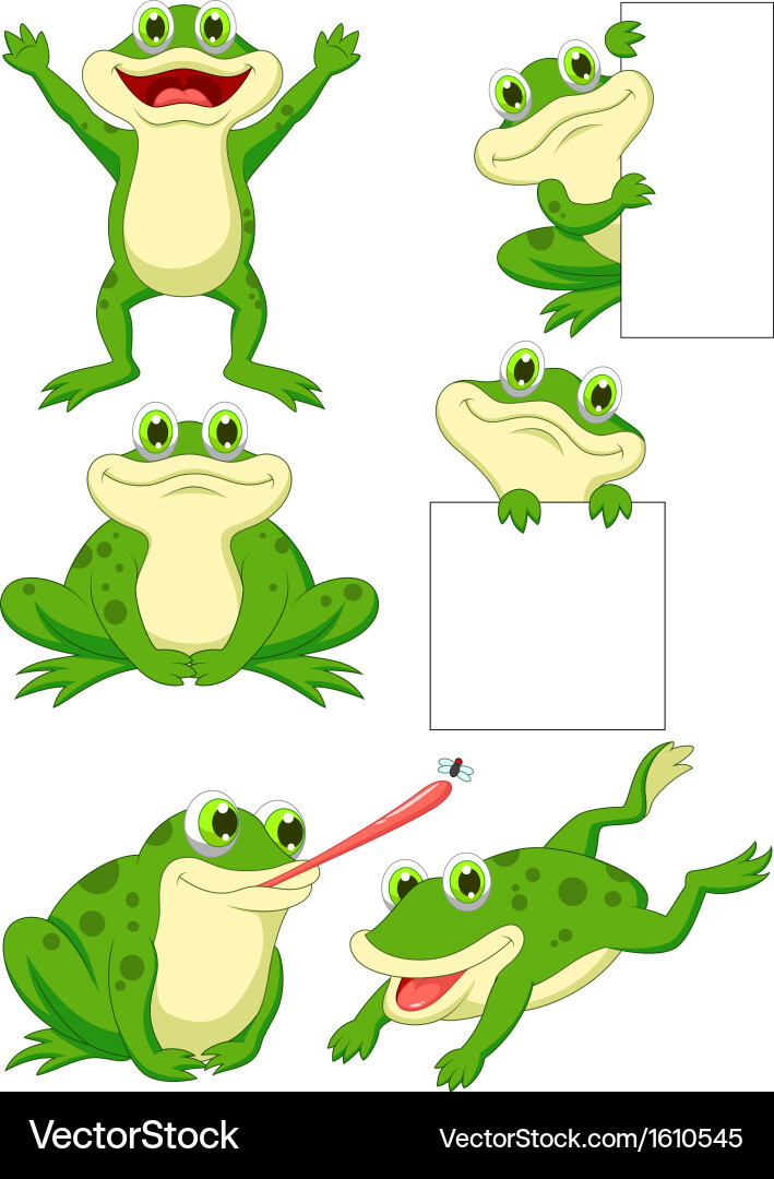 Frog Eating Insect Vector Images (96)