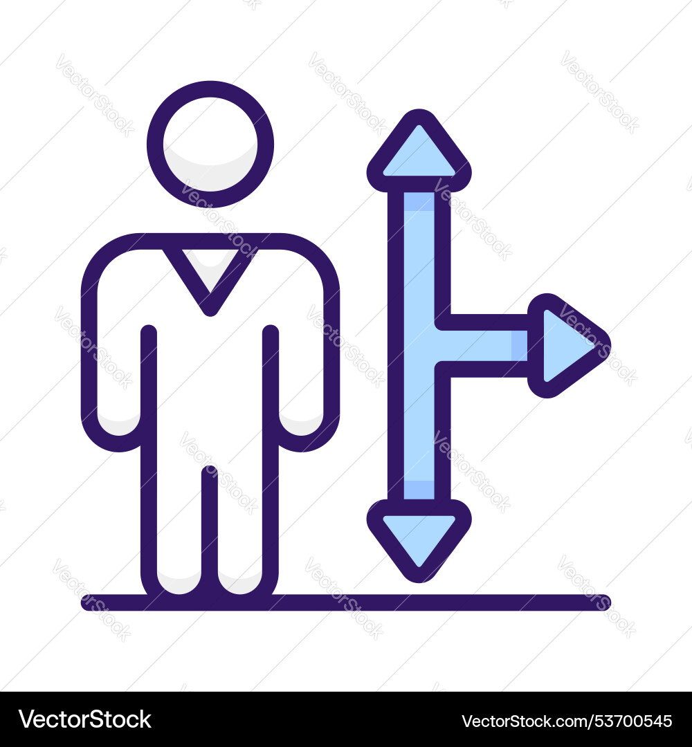 Decision making Royalty Free Vector Image - VectorStock