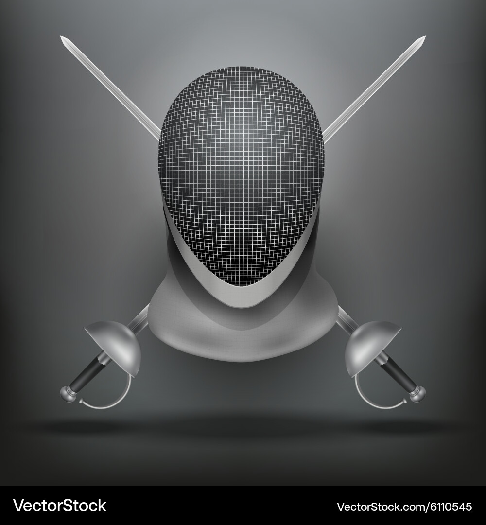 Fencing background Royalty Free Vector Image - VectorStock