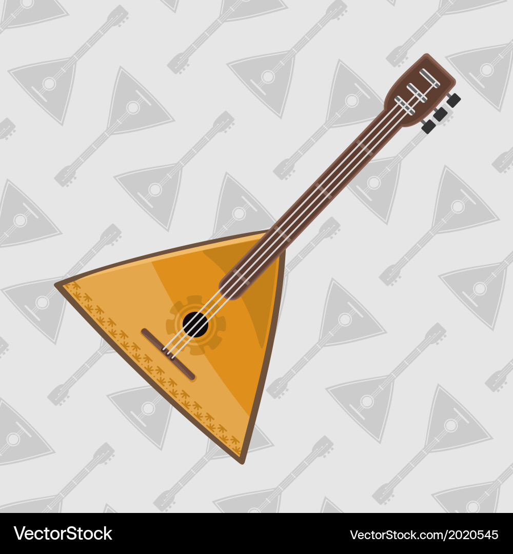 Russian balalaika Royalty Free Vector Image - VectorStock