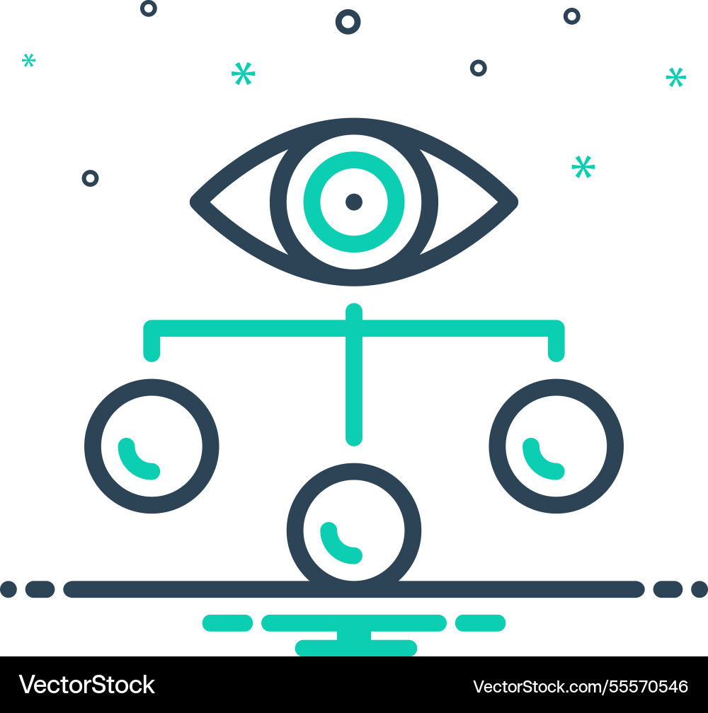 Overseeing Royalty Free Vector Image - VectorStock