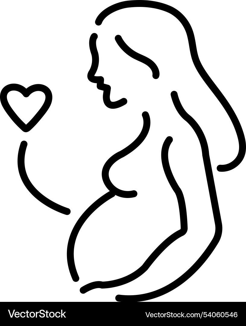 Pregnancy Royalty Free Vector Image - VectorStock