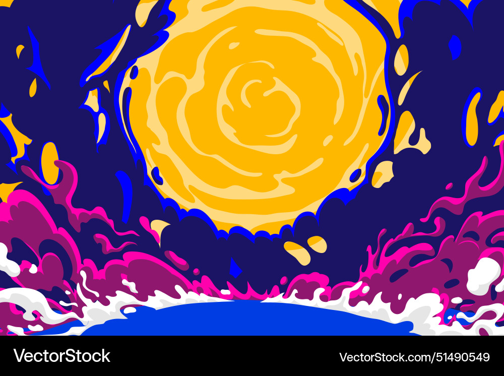 Comic book cartoon smoke backgrounds pop art Vector Image