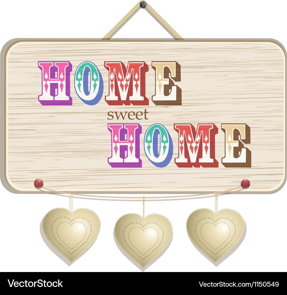 Home sign Royalty Free Vector Image - VectorStock