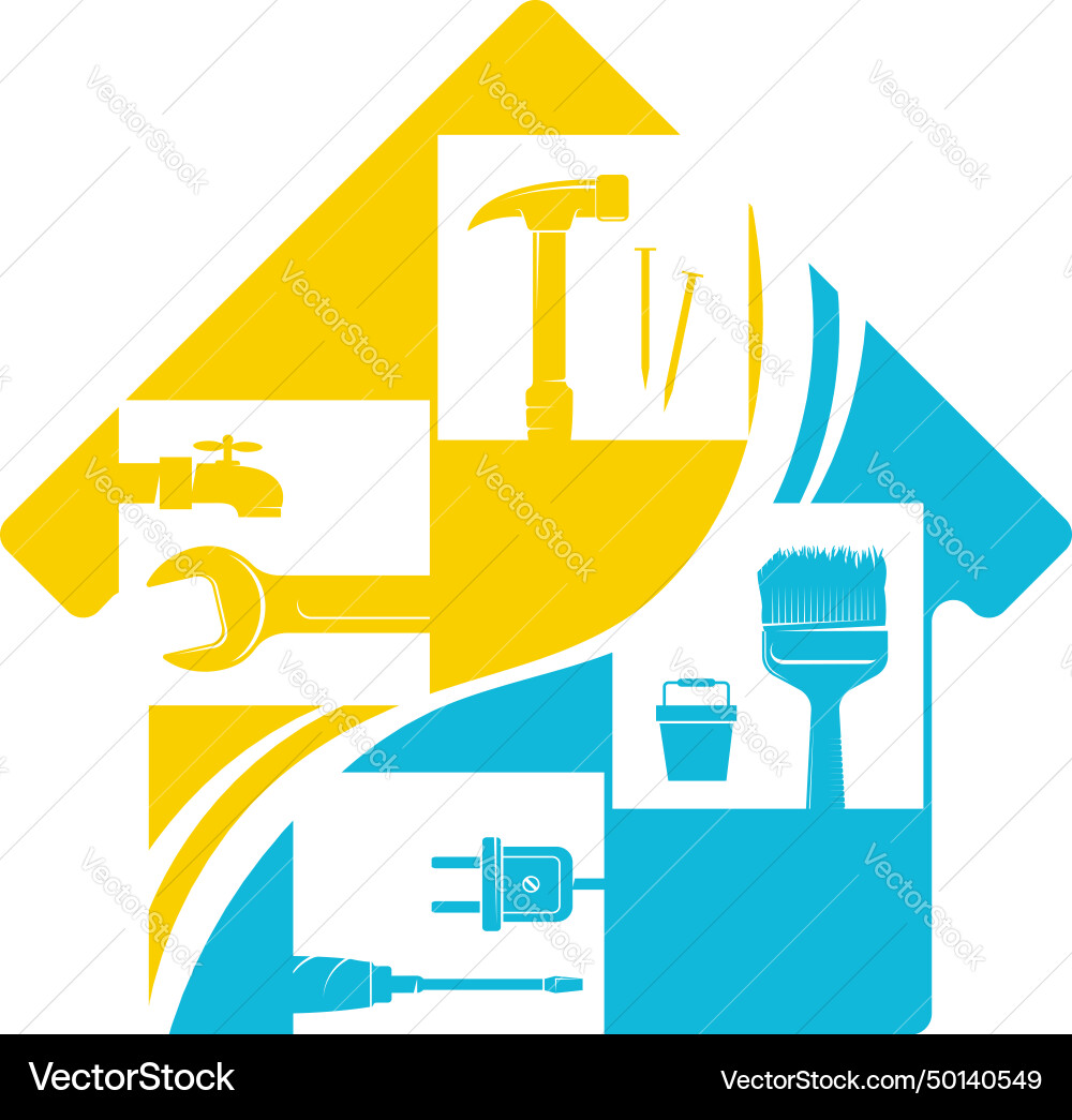 Repair service construction home maintenance Vector Image