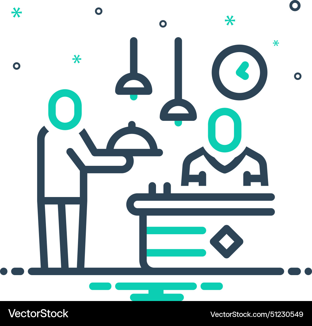 Serve Royalty Free Vector Image - VectorStock