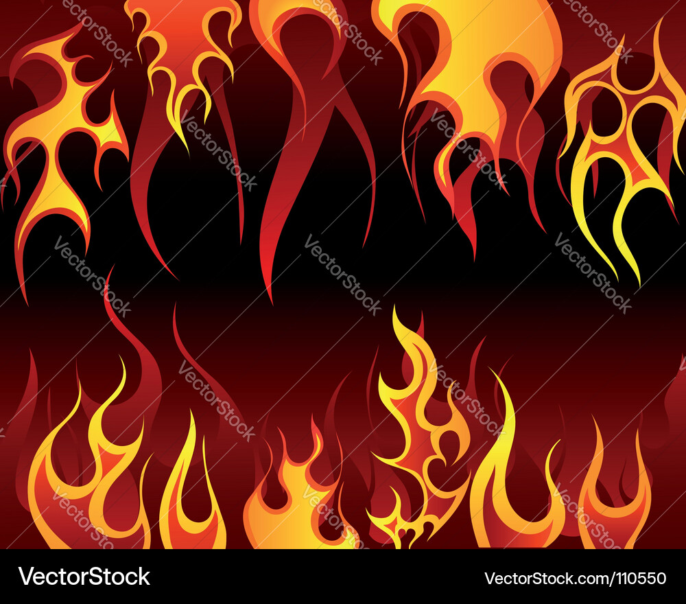 Fire background Royalty Free Vector Image - VectorStock