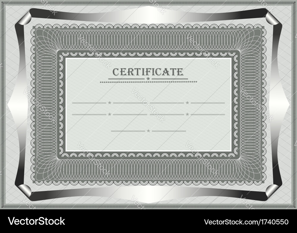 Frame for official document Royalty Free Vector Image
