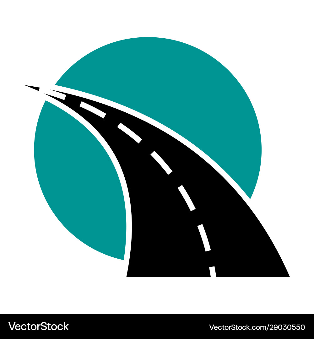 Straßenbau kreatives Symbol Layout Pflaster Vektorbild