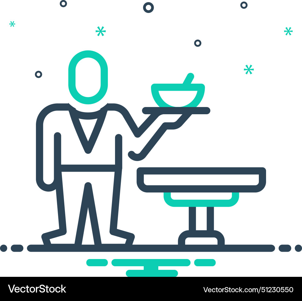 Serve Royalty Free Vector Image - VectorStock