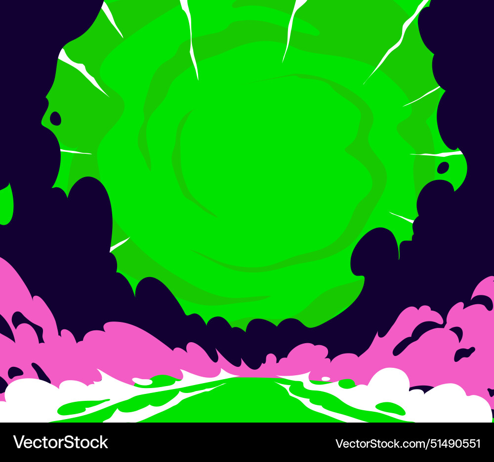 Comic book cartoon smoke backgrounds pop art Vector Image